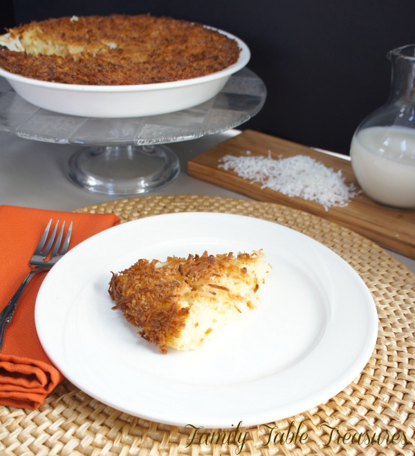 Coconut Custard Pie - Family Table Treasures