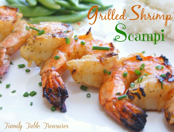 Grilled Shrimp {Scampi} - Family Table Treasures