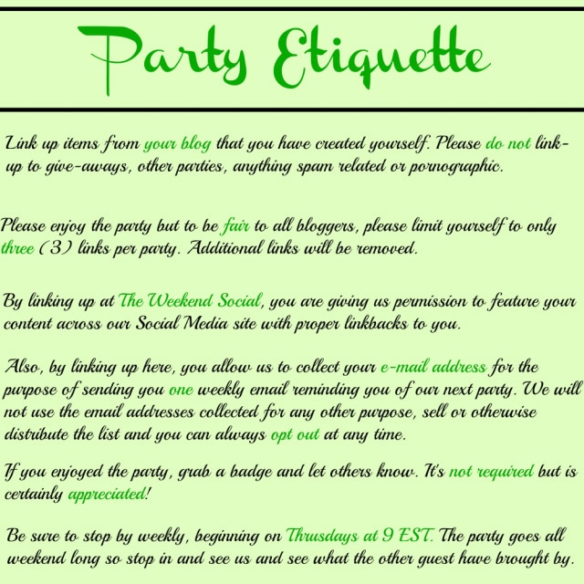 The Weekend Social #41-Guest Host - Family Table Treasures