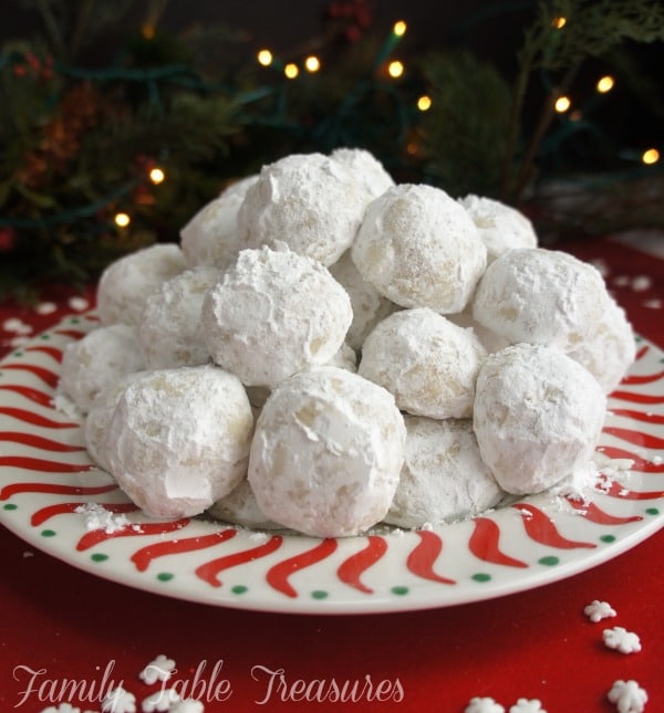 Snowball Cookies - Family Table Treasures