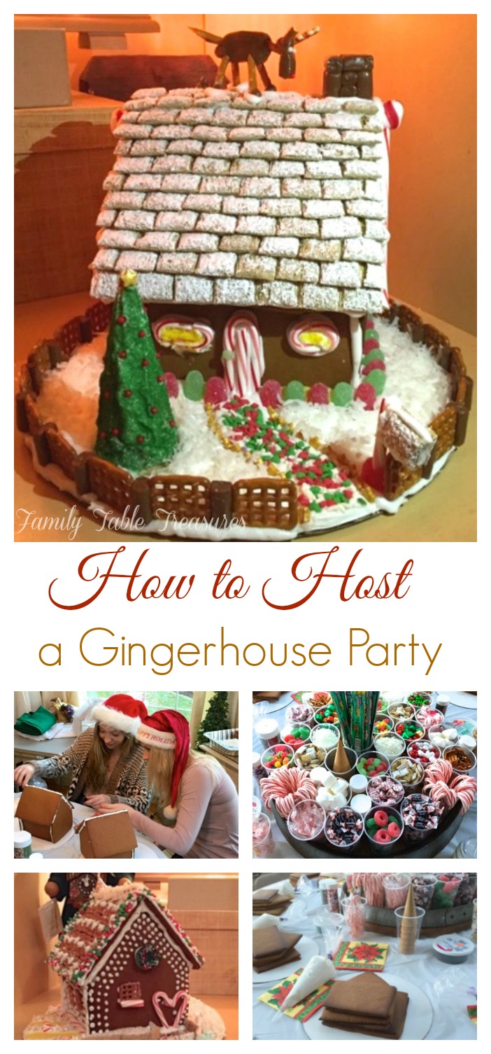 How to Host a Gingerbread House Party - Family Table Treasures